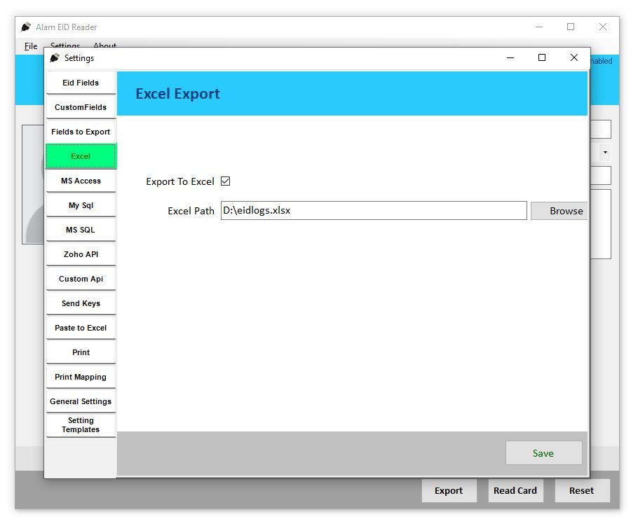 Emirates ID Reader Windows Desktop App | alampk.com
